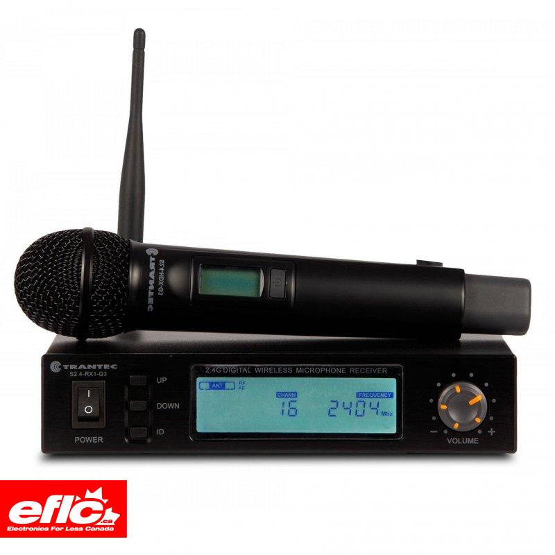 TOA Canada S2.4 HX Digital Wireless Microphone System with Handheld ...