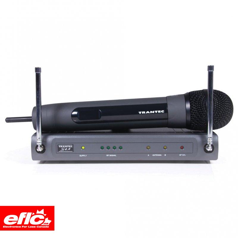 Trantec S4.4-H Trantec UHF Handheld Dynamic Wireless Microphone Kit ...