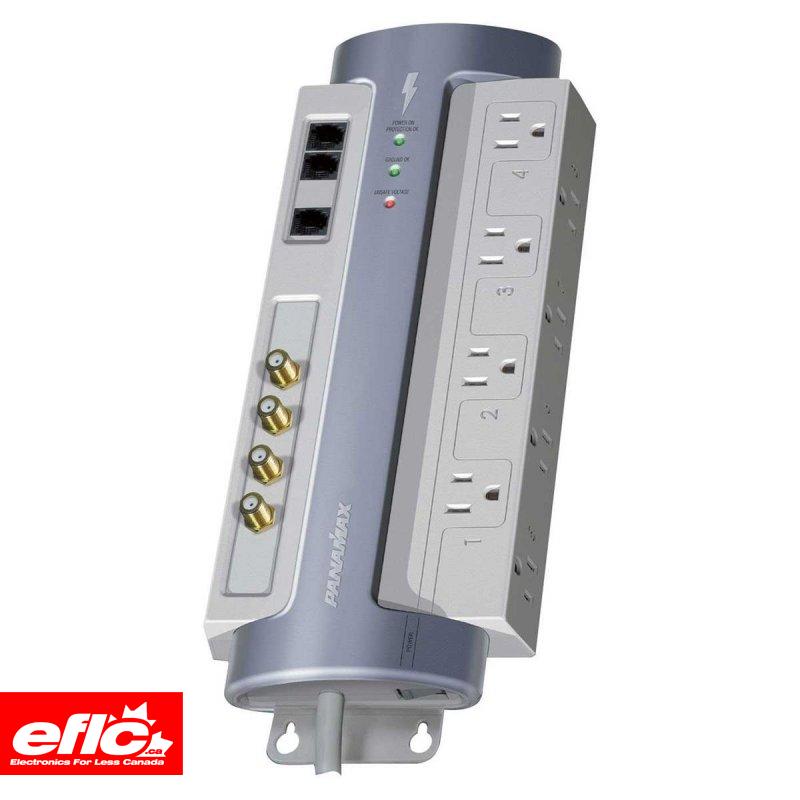 Panamax M8-AV Hi-Definition 8 Outlet Surge Protector Canada : EFLC.ca ...
