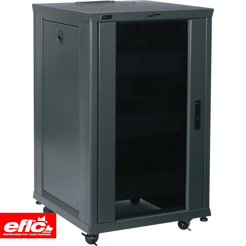 Middle-Atlantic Essex RCS Series 18U Rack Residential Configured Rack ...