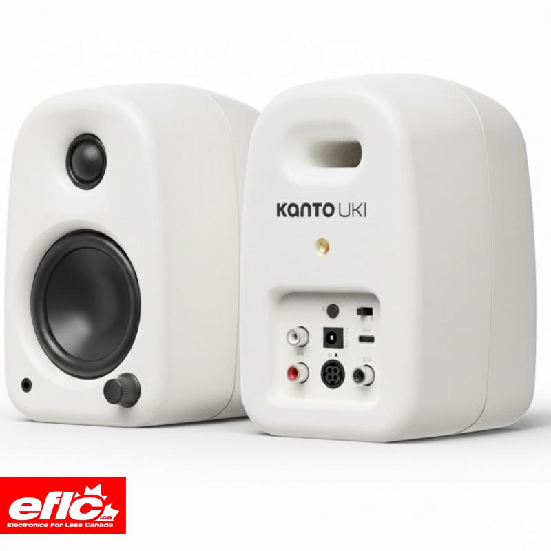 Kanto Audio UKI Powered Desktop Speakers (Pair) CHALK WHITE Canada ...