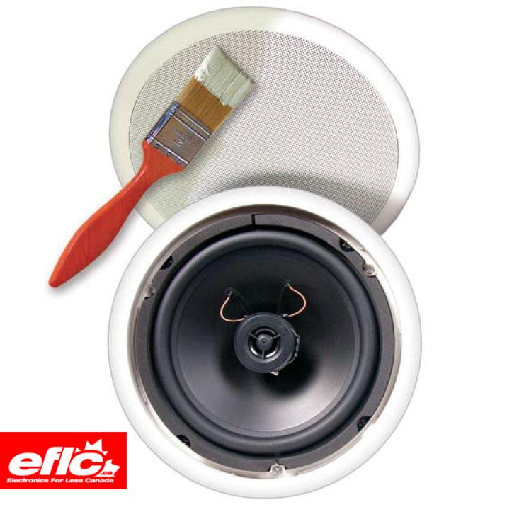 Omage IWRD6.5 6.5-Inch In-Ceiling Speakers Pair WHITE Canada : EFLC.ca ...